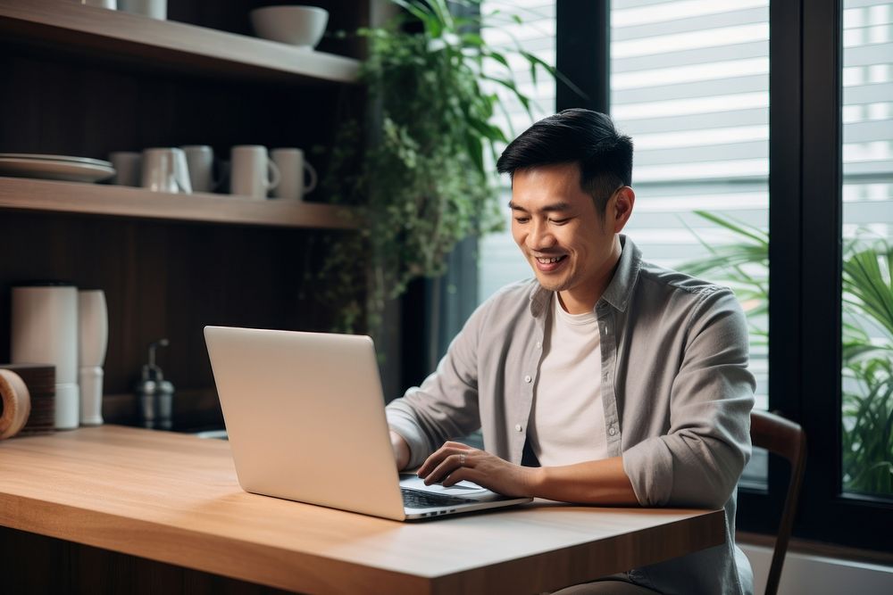 Working laptop computer adult. | Free Photo - rawpixel