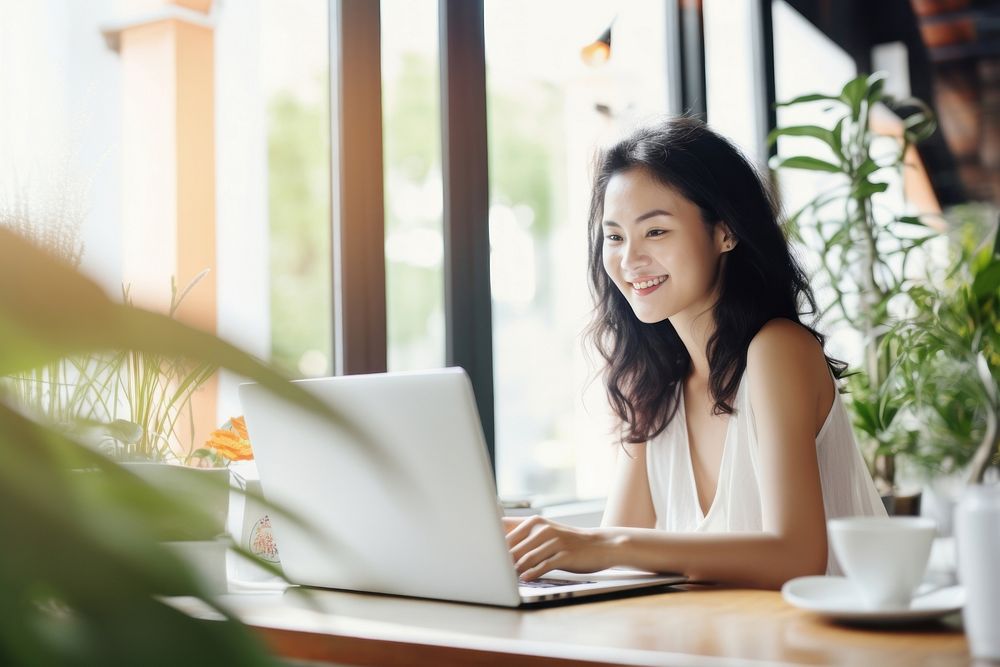 Woman laptop computer working. | Free Photo - rawpixel