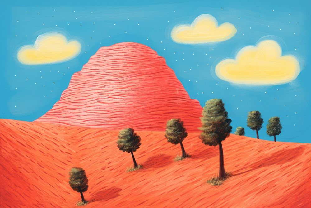 Tree outdoors painting nature. AI | Free Photo Illustration - rawpixel