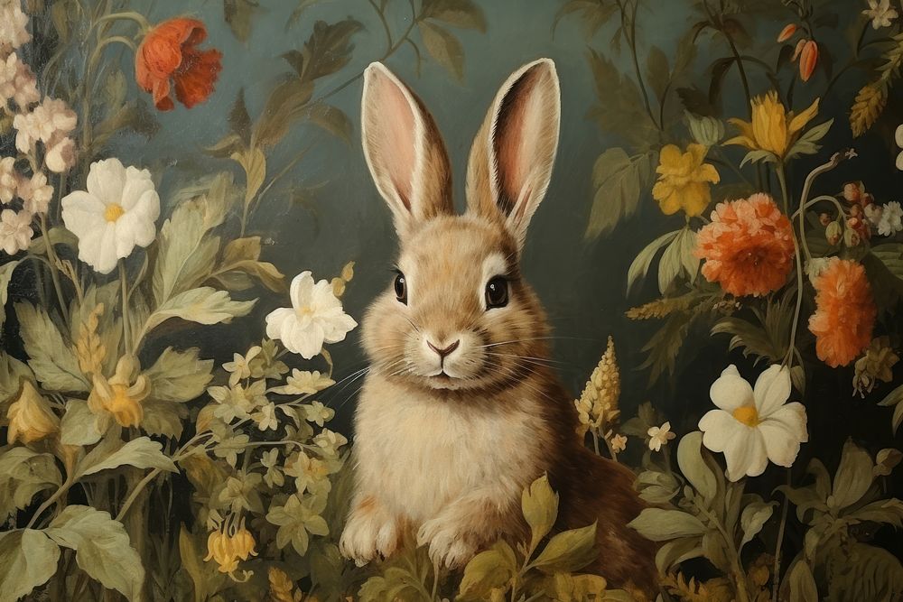 Bunny painting art animal. AI | Premium Photo Illustration - rawpixel