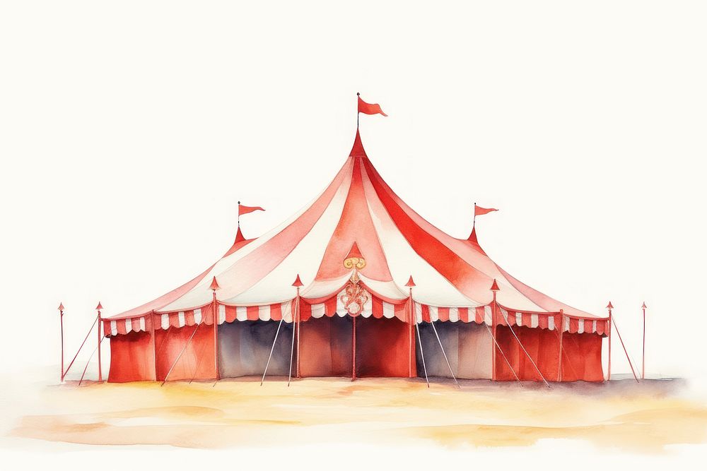 Circus red circus tent architecture | Premium Photo Illustration - rawpixel