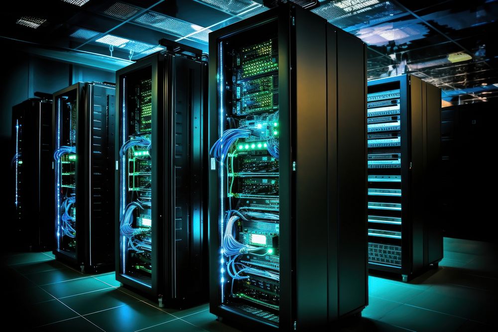 Network server computer refrigerator electronics. | Free Photo - rawpixel