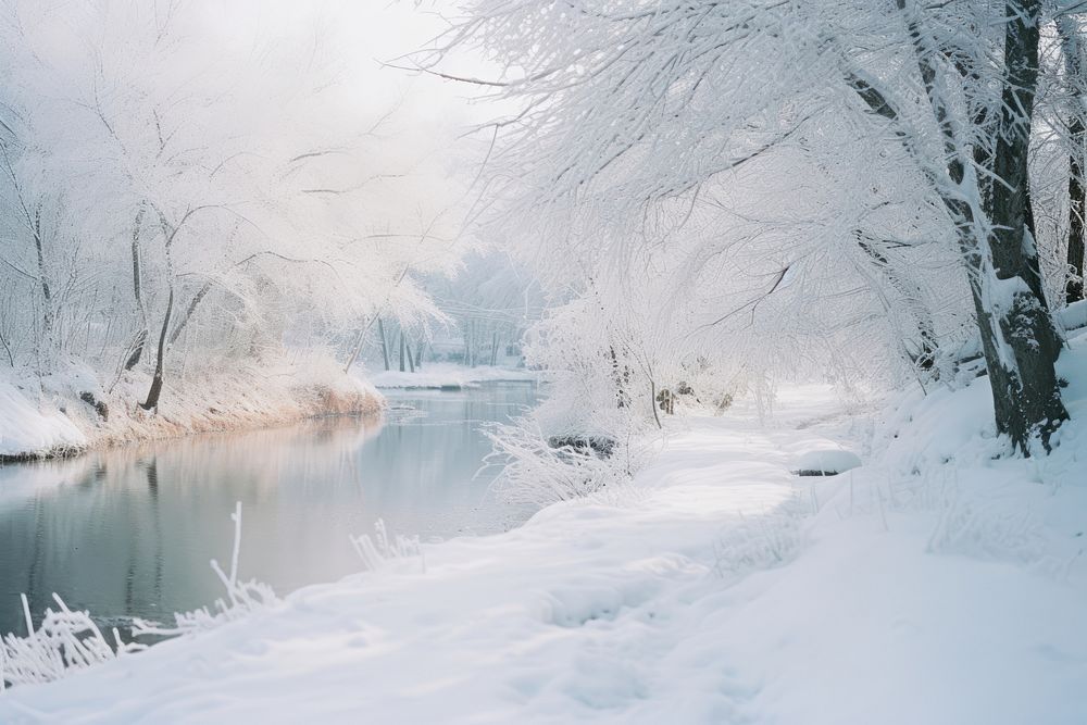Winter Landscape landscape outdoors nature. | Premium Photo - rawpixel
