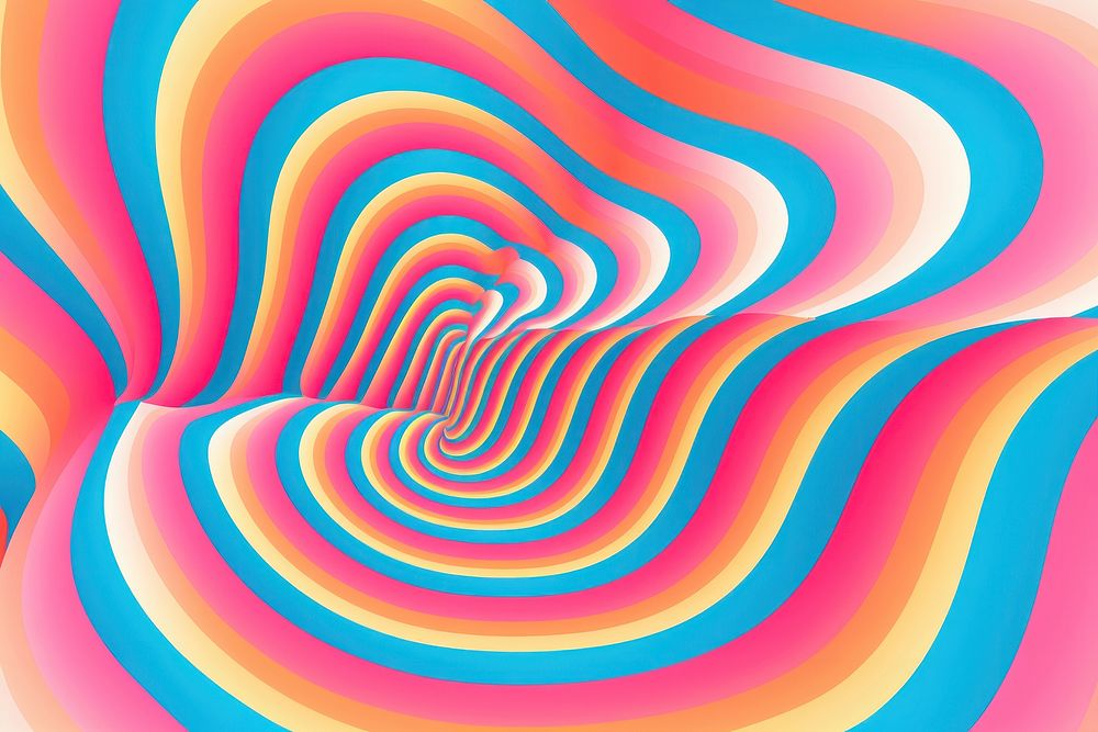 Minimalistic psychedelic style poster art | Free Photo Illustration - rawpixel
