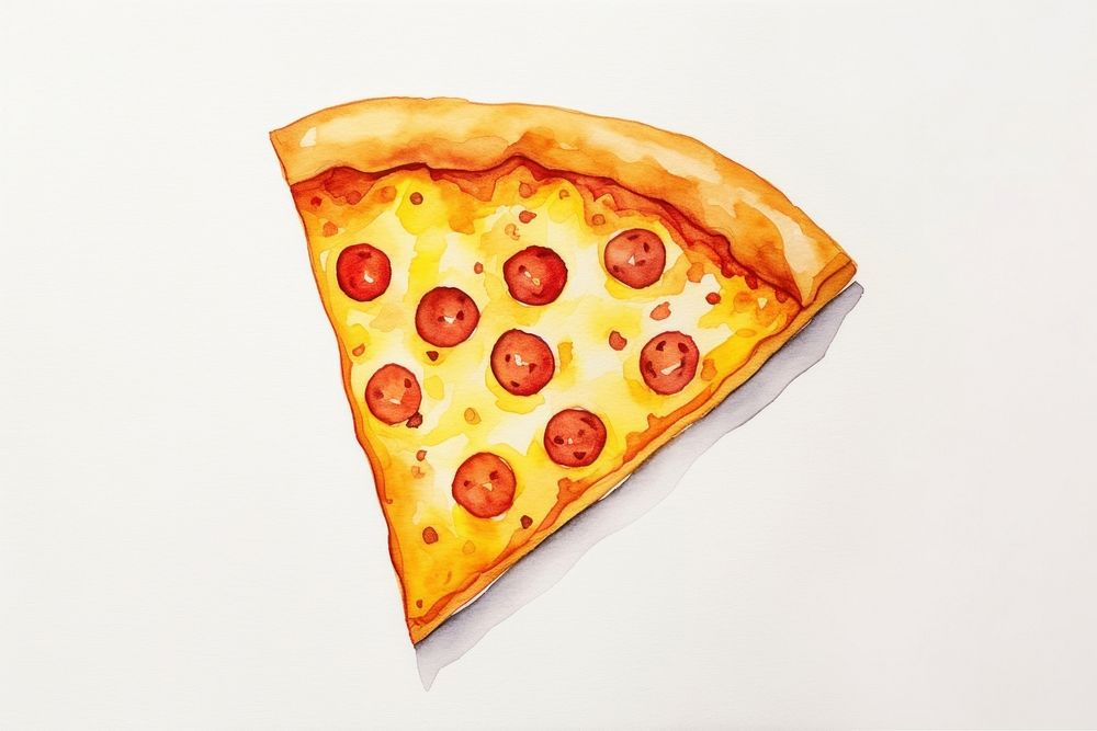 Minimal cute pizza food pepperoni | Premium Photo Illustration - rawpixel