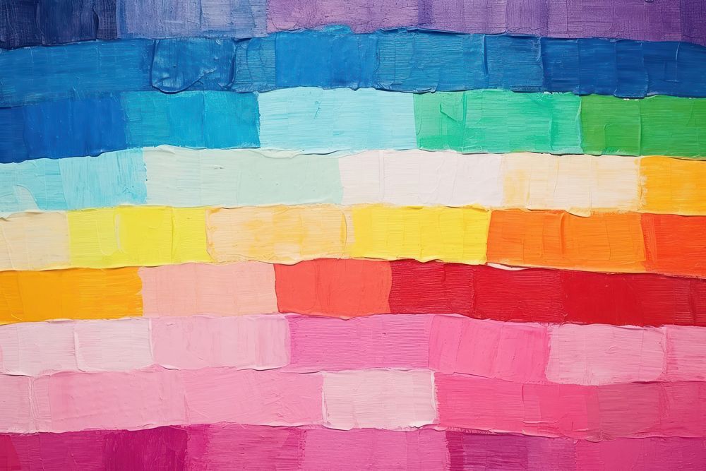 Rainbow art abstract painting. AI | Premium Photo Illustration - rawpixel