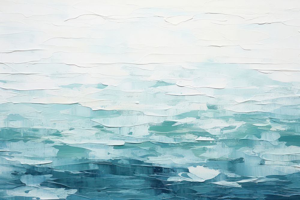Minimal simple sea abstract painting | Free Photo Illustration - rawpixel