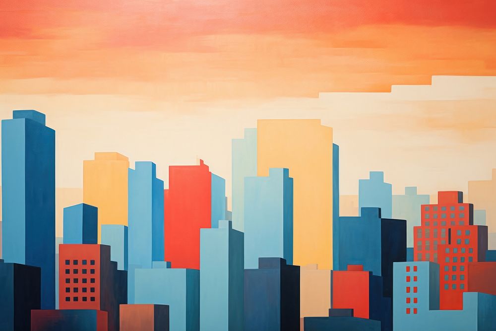 City scape architecture landscape cityscape. | Premium Photo ...