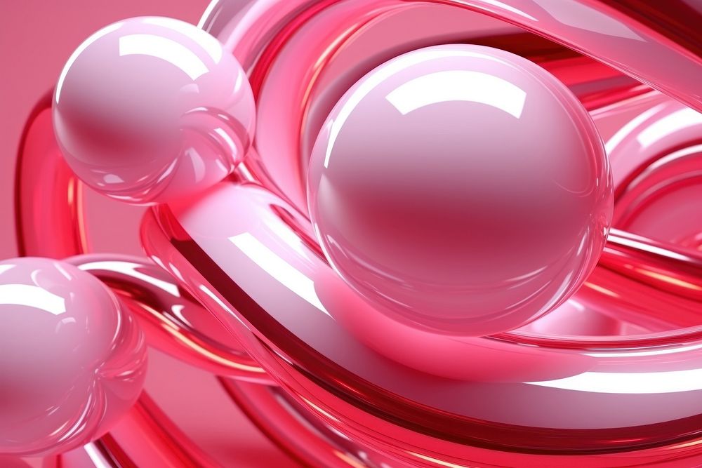 Spheres are compressed backgrounds abstract | Free Photo Illustration ...