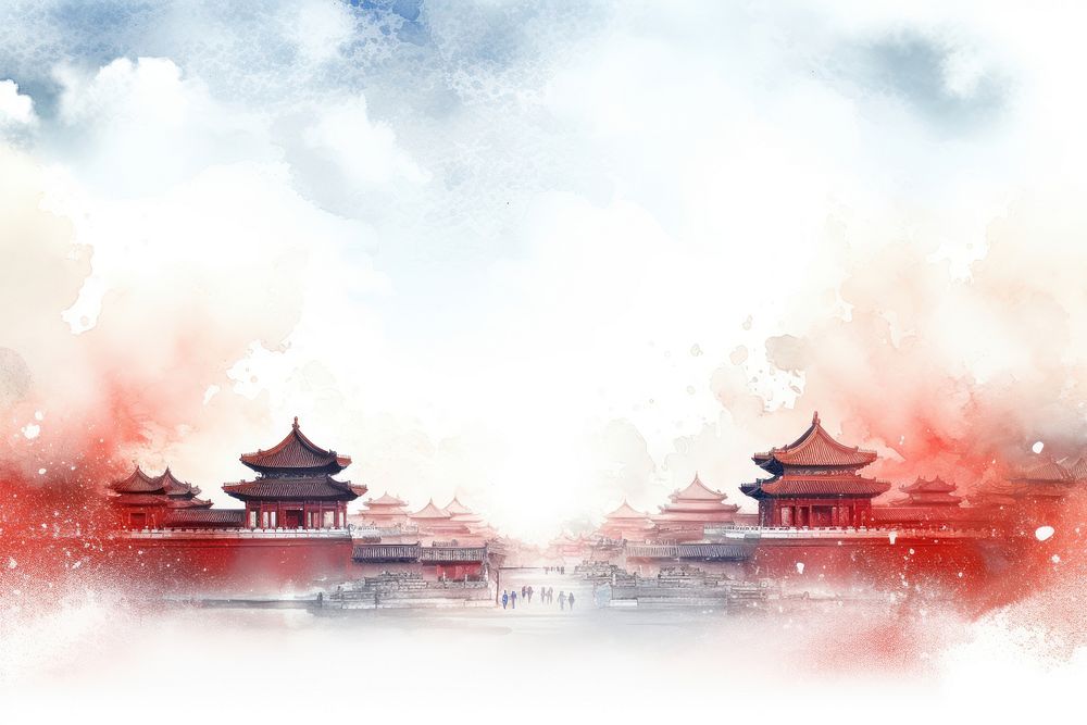 Forbidden City forbidden city architecture | Premium Photo Illustration ...
