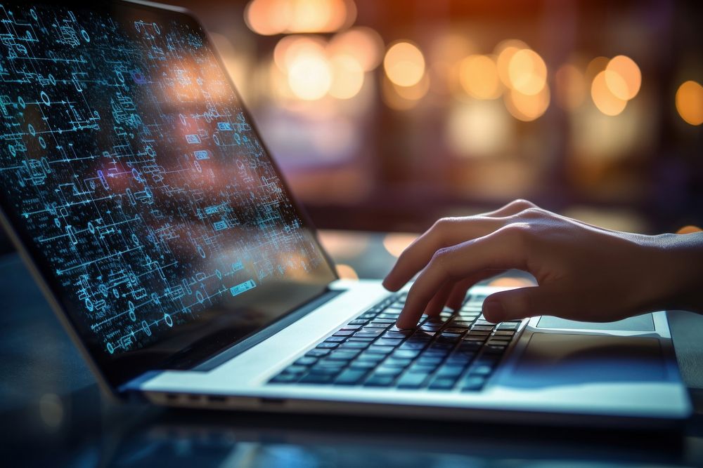 Typing Ai On Laptop Screen Images | Free Photos, PNG Stickers ...