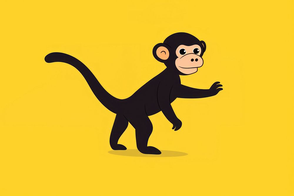 Monkey cartoon wildlife animal. AI | Premium Photo Illustration - rawpixel