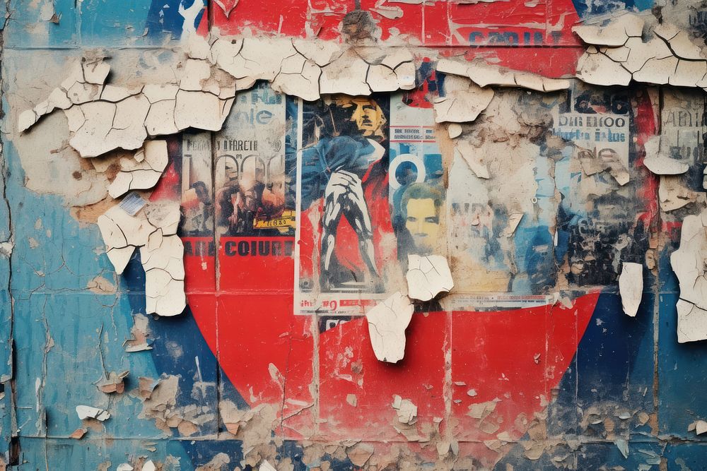 Old mixed poster ripped torn | Premium Photo Illustration - rawpixel