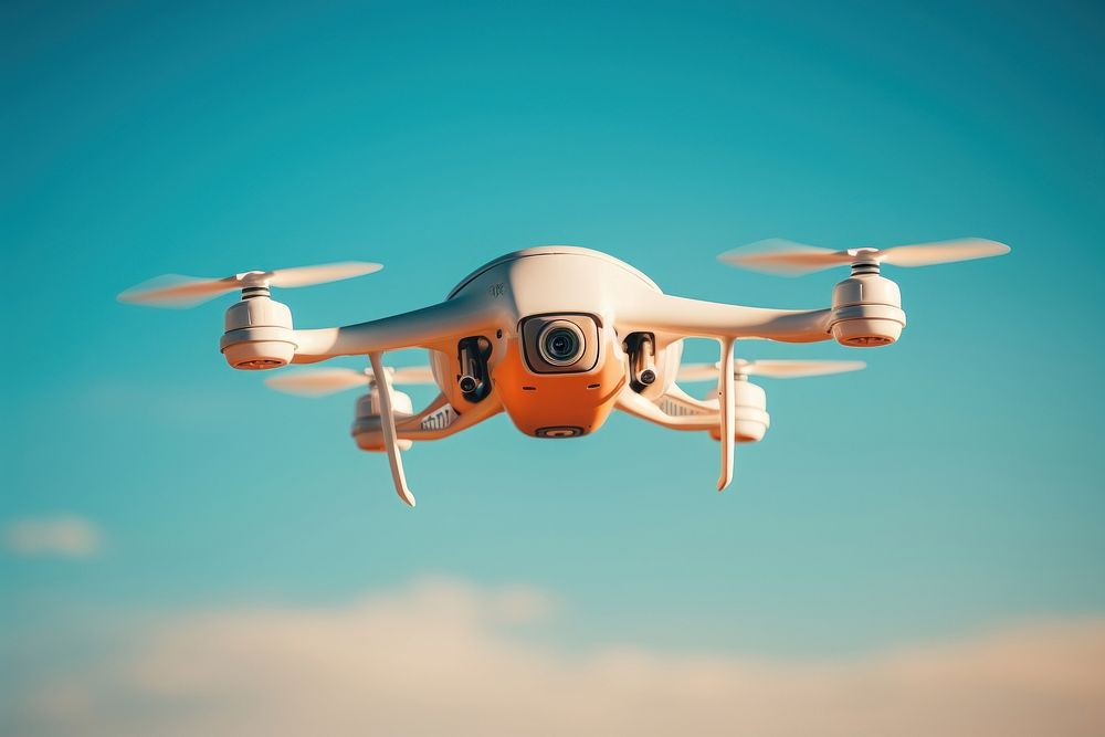 flying drone aircraft vehicle transportation. | Premium Photo - rawpixel