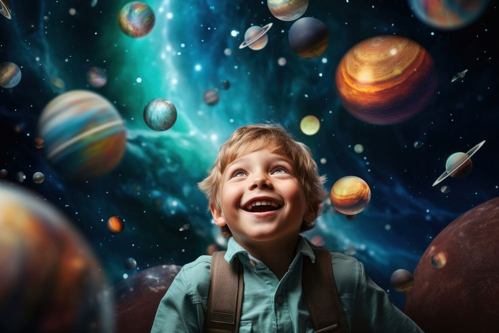 Planetarium astronomy universe portrait. AI | Free Photo - rawpixel