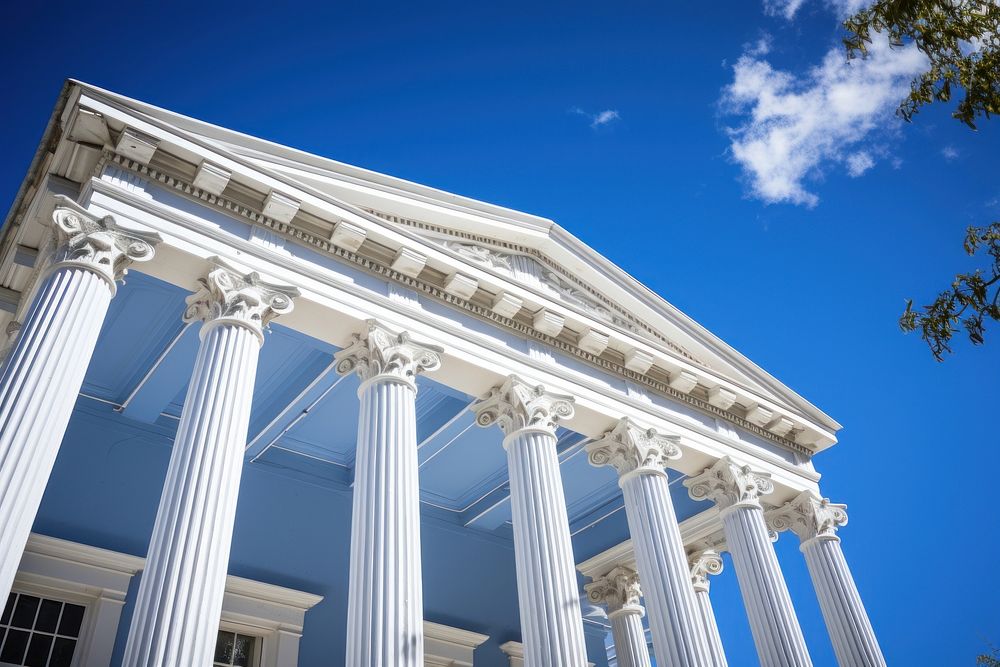 Greek revival building architecture column | Premium Photo - rawpixel