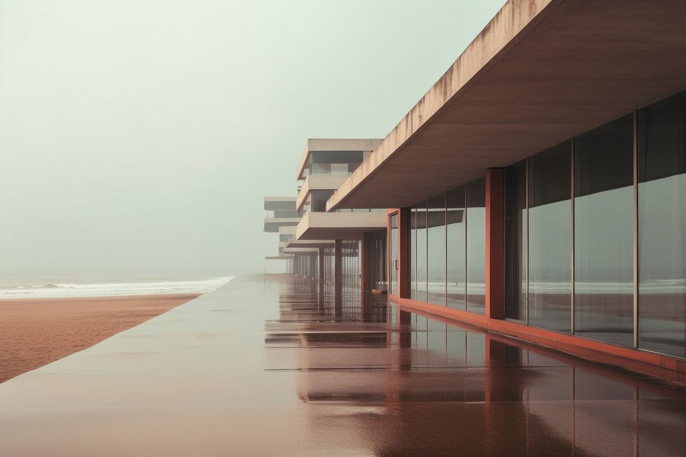 Modern buildings beach architecture outdoors | Premium Photo - rawpixel