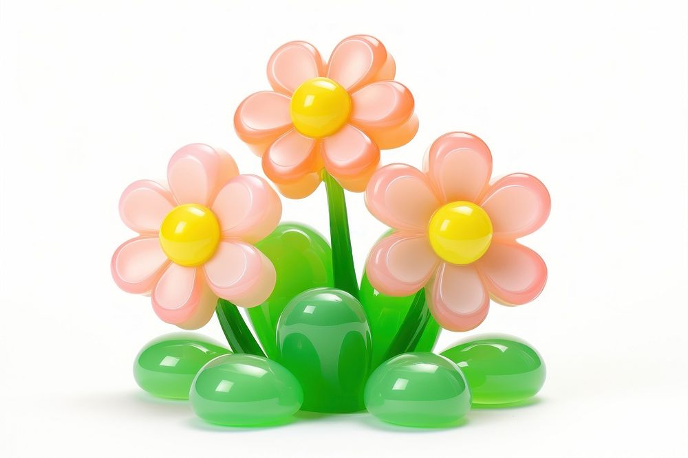 Simple flowers and green bush | Free Photo Illustration - rawpixel