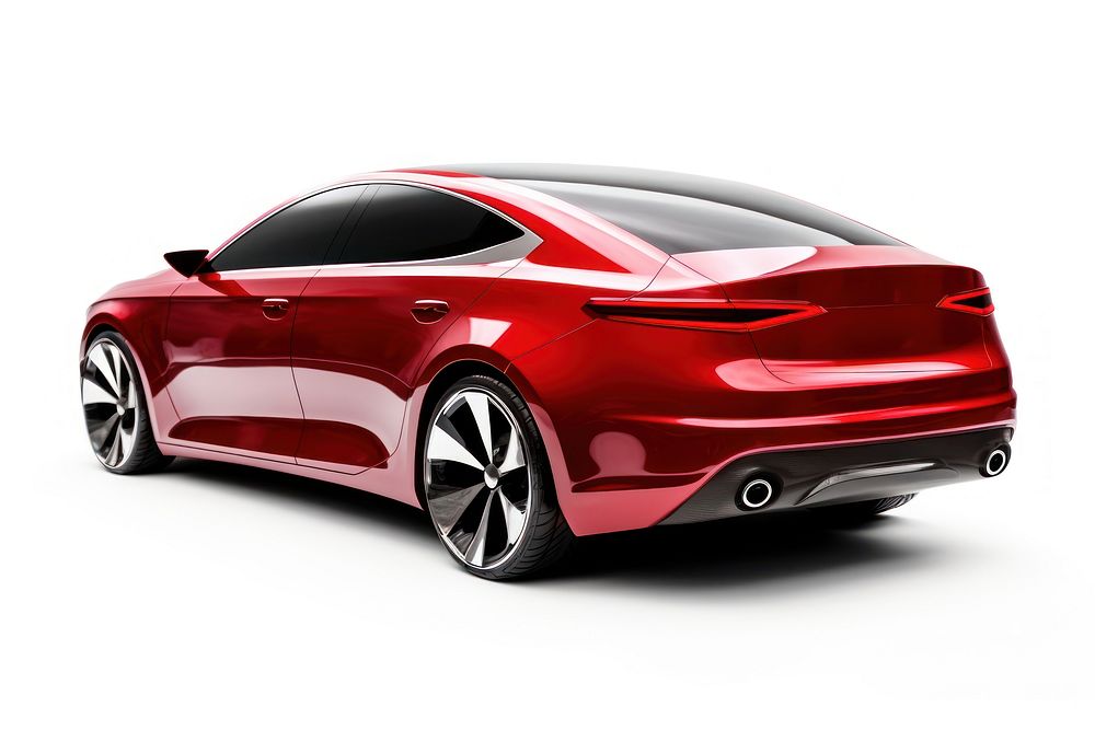Concept red modern sedan car | Free Photo - rawpixel