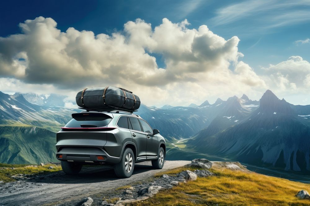 Back view concept car SUV | Free Photo - rawpixel