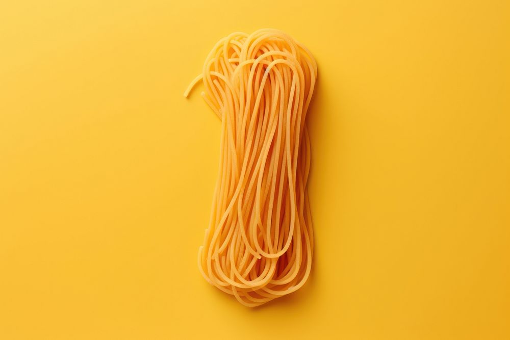 Delicious spaghetti yellow electricity vermicelli. | Premium Photo ...