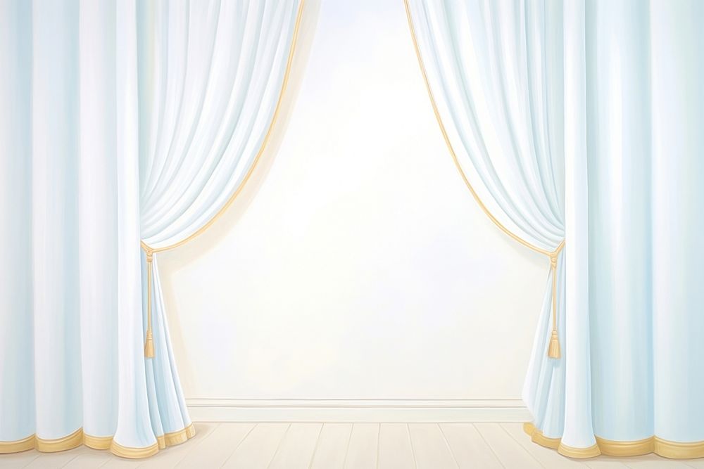 Painting white curtain border backgrounds | Free Photo Illustration ...