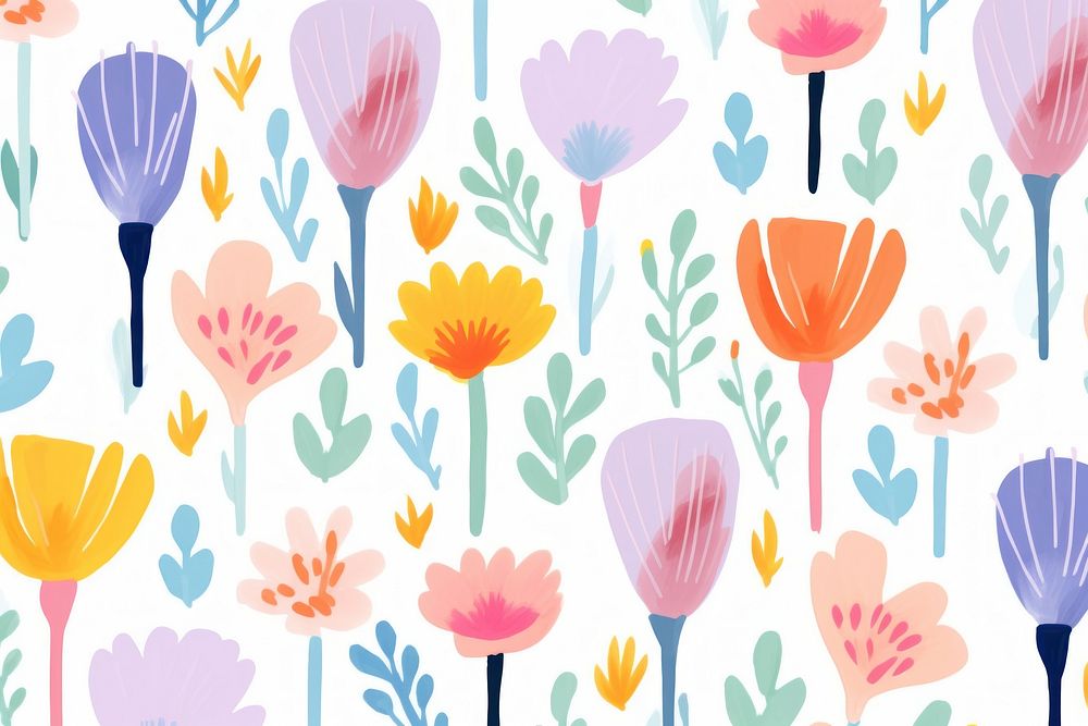 Flower pattern backgrounds petal. AI | Free Photo Illustration - rawpixel