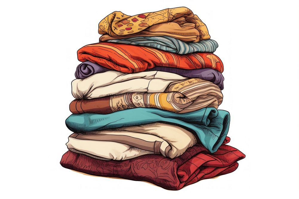 Stack clothes arrangement relaxation variation. | Free Photo ...