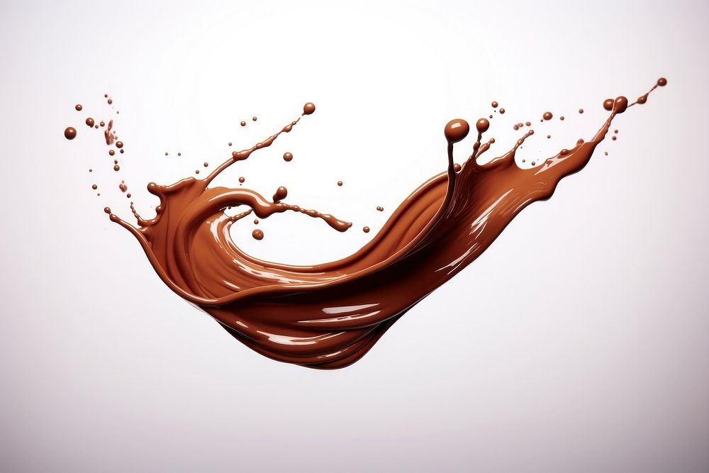 Chocolate refreshment splattered splashing. AI | Free Photo - rawpixel