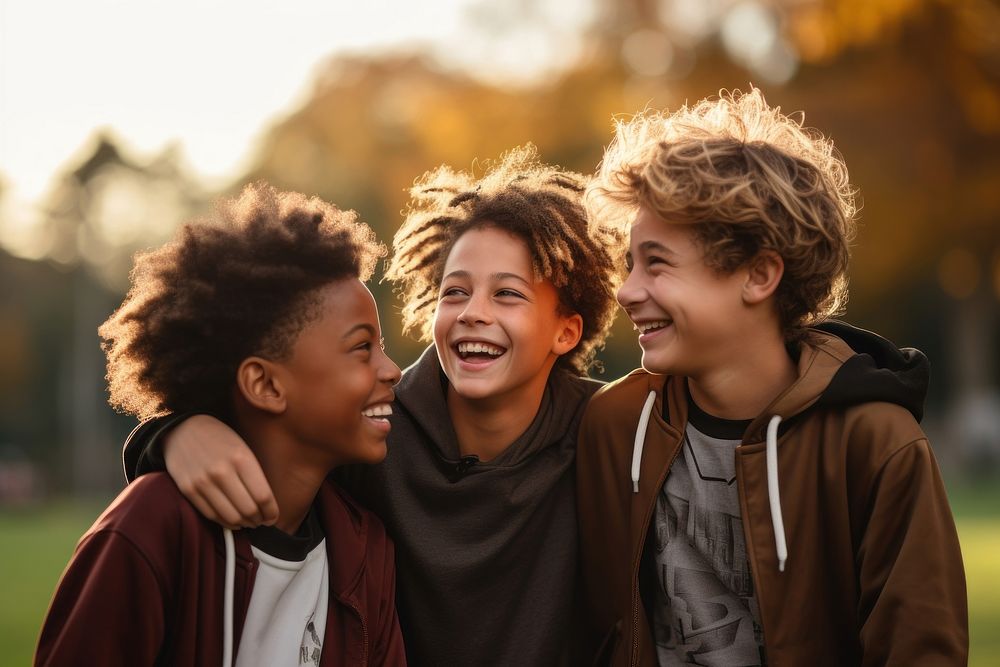 3 boys sport team talking | Premium Photo - rawpixel