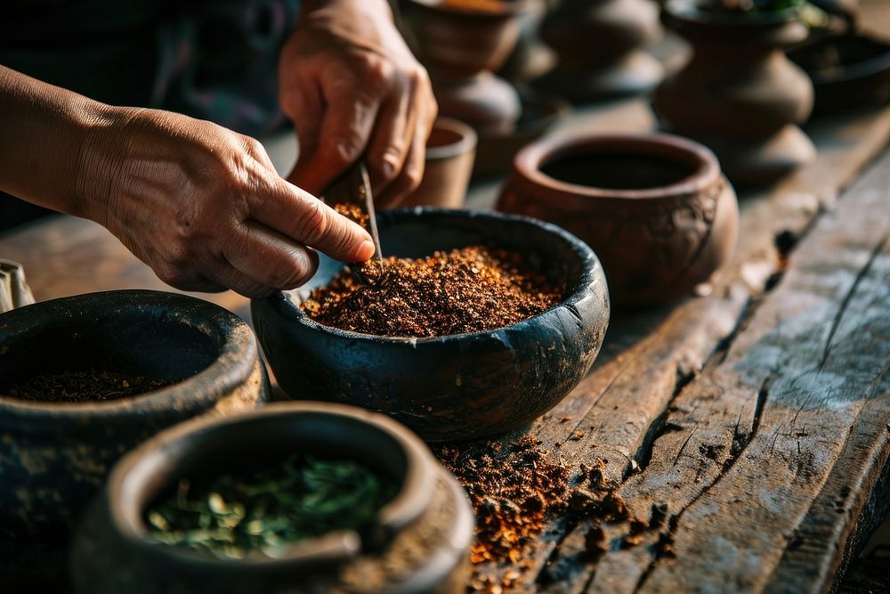 Hand grind herb made traditional | Premium Photo - rawpixel