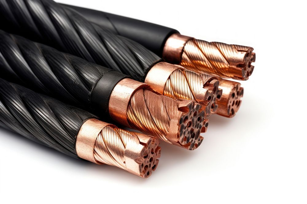 Four core armored cooper cable | Premium Photo - rawpixel