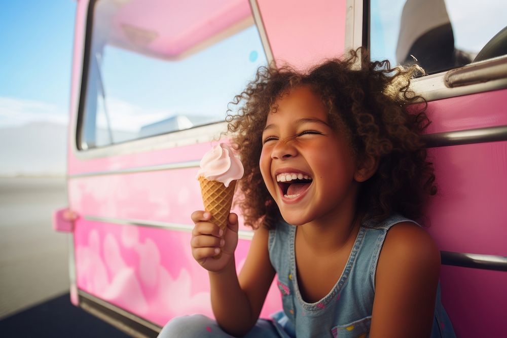 Brazilian girl enjoying ice cream | Premium Photo - rawpixel