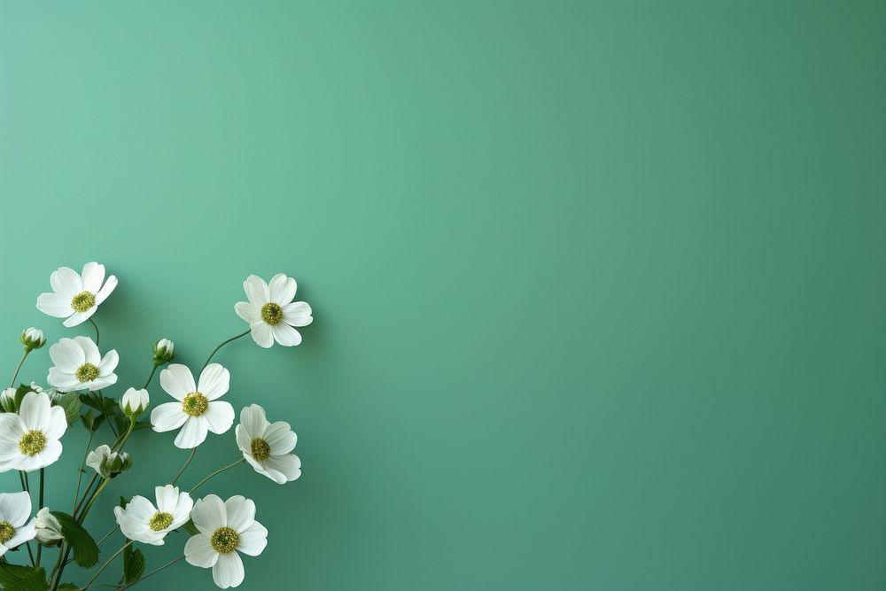 Green background flower blossom nature | Free Photo - rawpixel