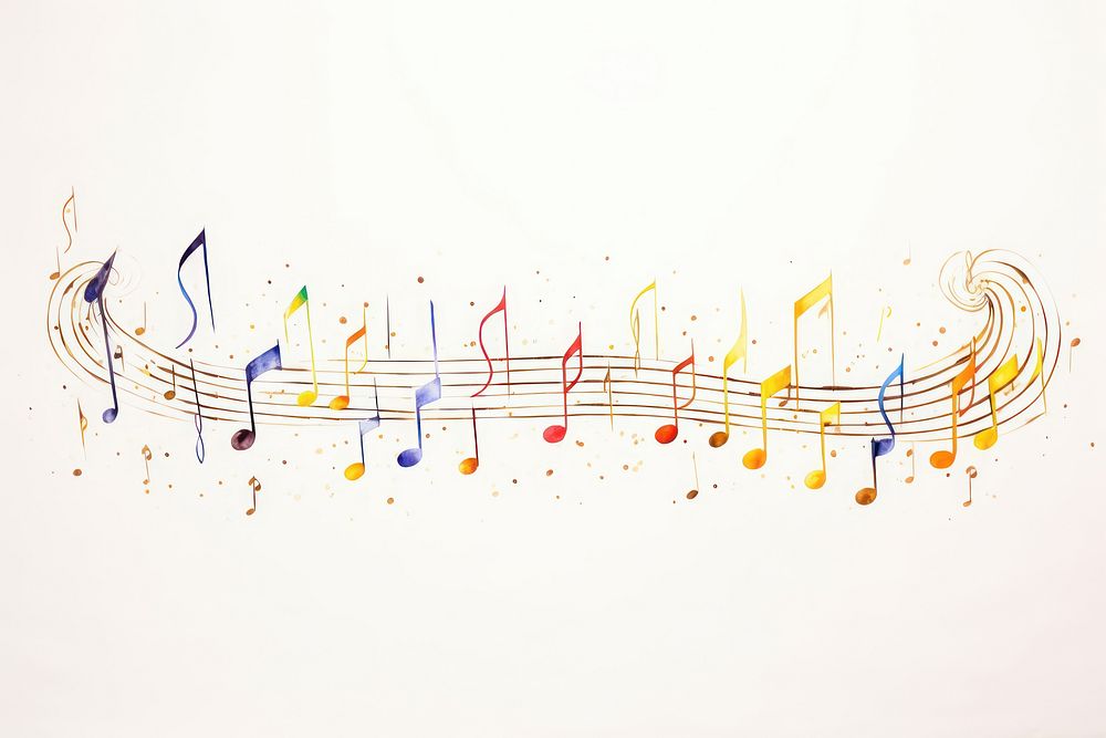 Continuous single line drawing music | Free Photo Illustration - rawpixel