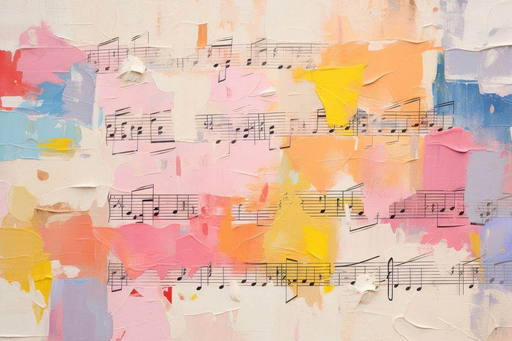 Music note art painting abstract. | Premium Photo Illustration - rawpixel