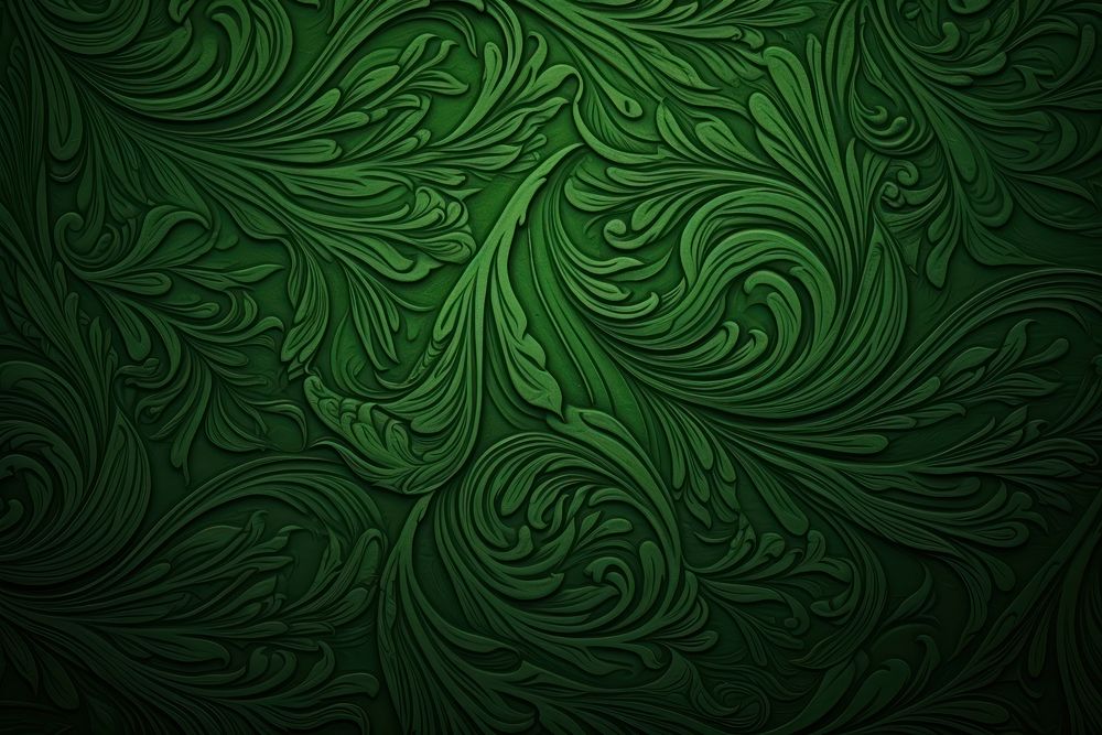 Peaceful green calm harmonius patterned | Premium Photo Illustration ...