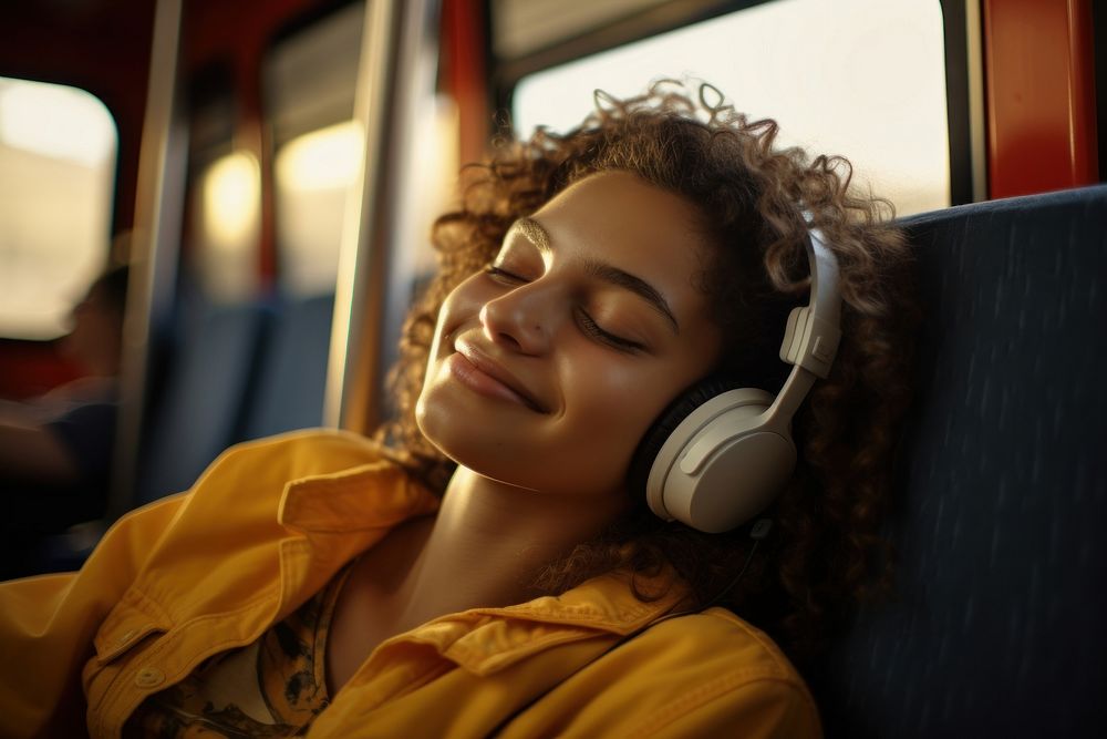 Headphones portrait journey headset. AI | Premium Photo - rawpixel