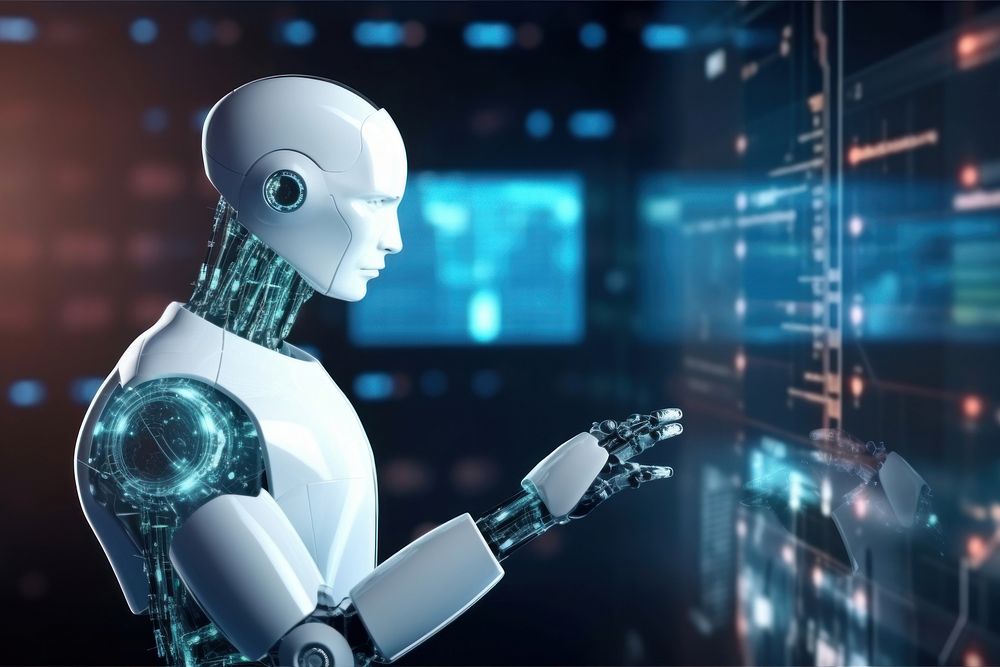 Robot futuristic computer technology | Premium Photo - rawpixel