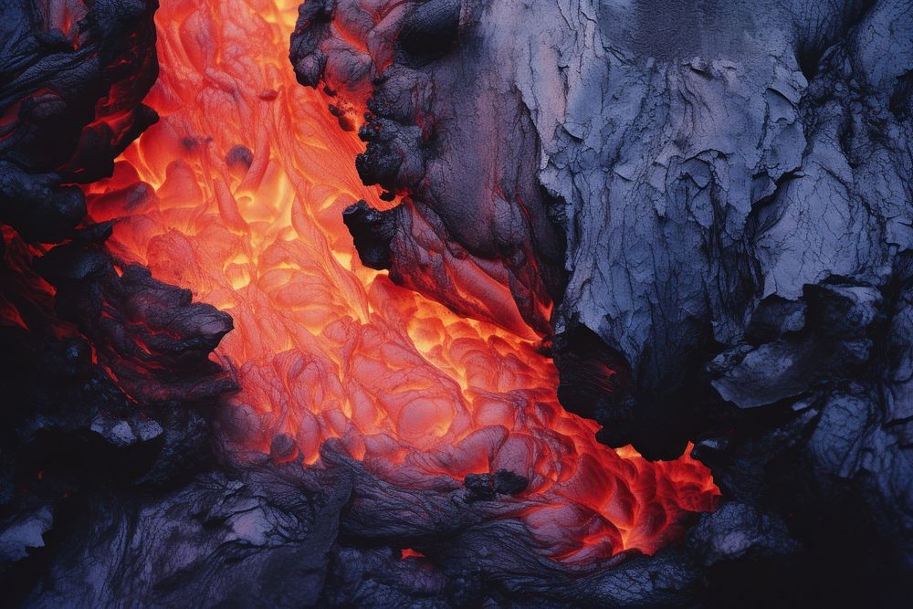 Aesthetic lava mountain outdoors volcano. | Free Photo - rawpixel