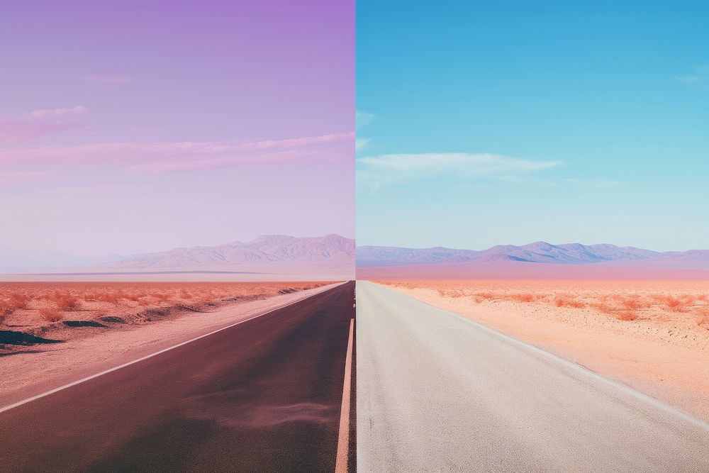 Aesthetic road landscape outdoors horizon. | Premium Photo - rawpixel