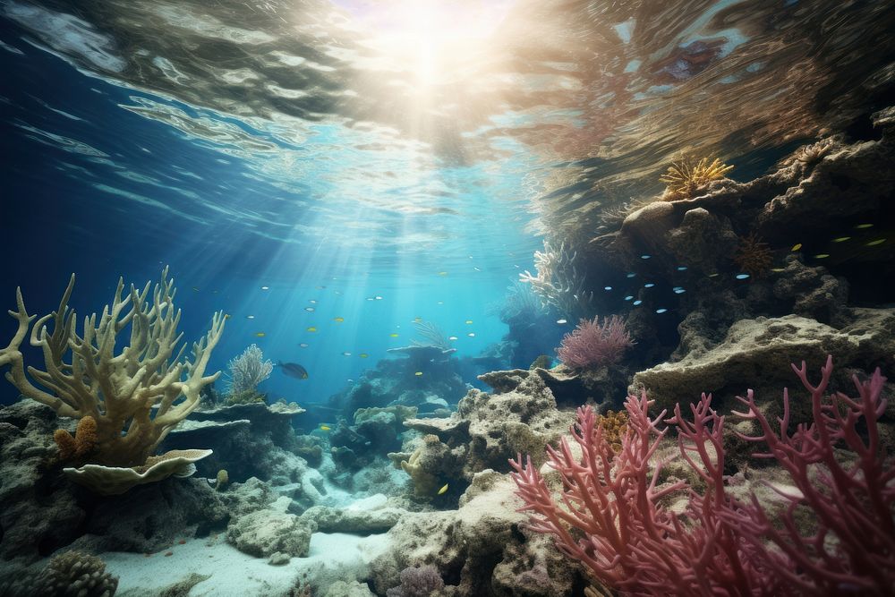 Shallow water coral reefs underwater | Premium Photo - rawpixel