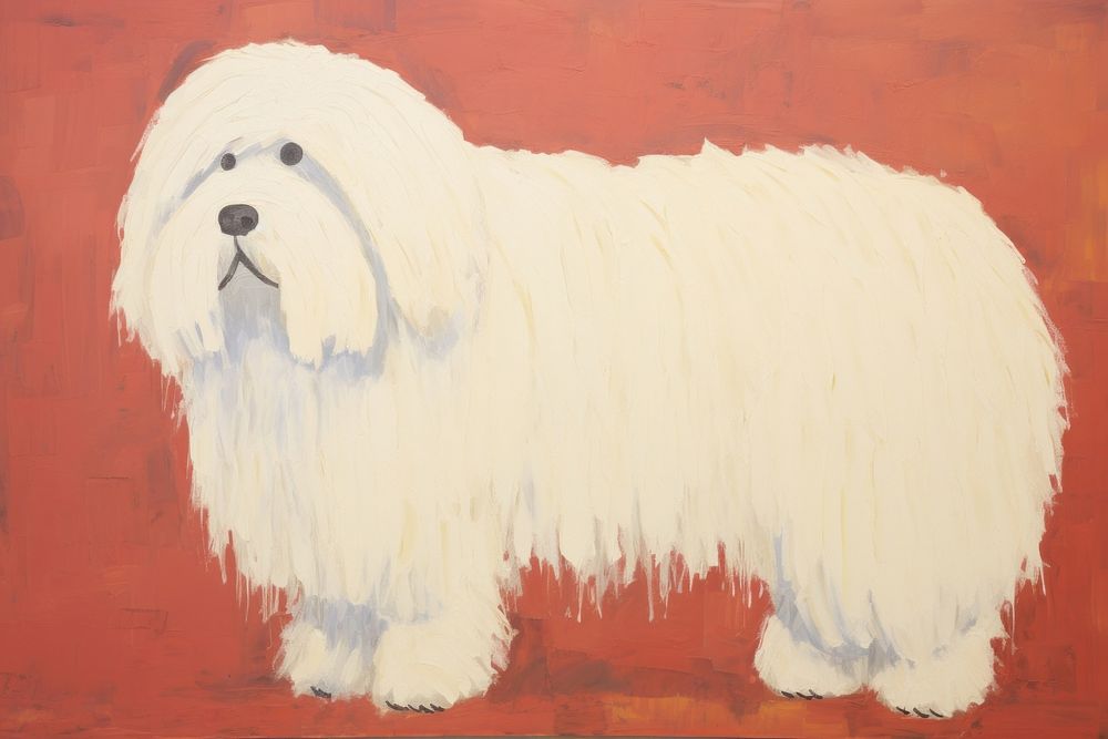Coton De Tulear painting animal | Premium Photo Illustration - rawpixel