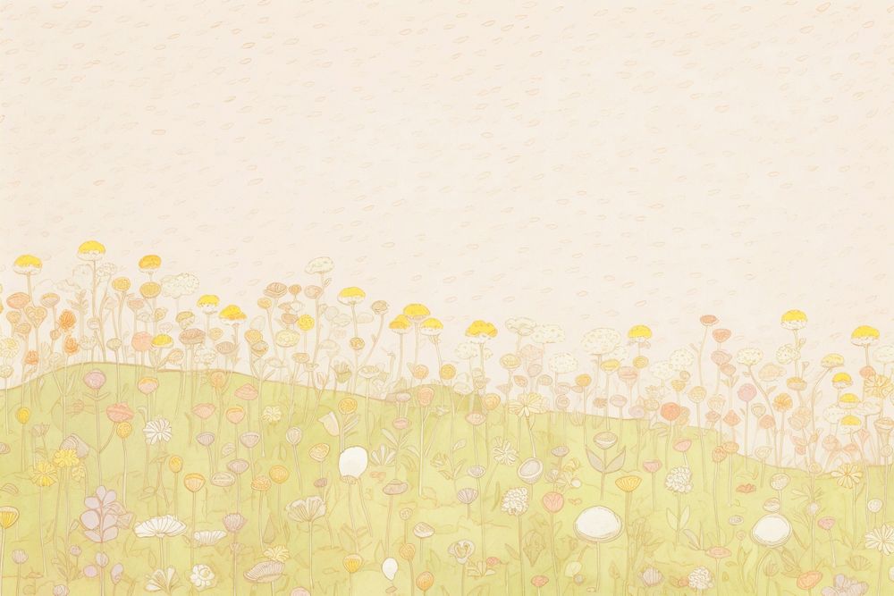 Flower field background backgrounds painting | Premium Photo ...