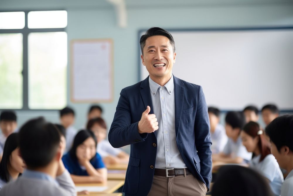Asian teacher classroom education teaching | Premium Photo - rawpixel
