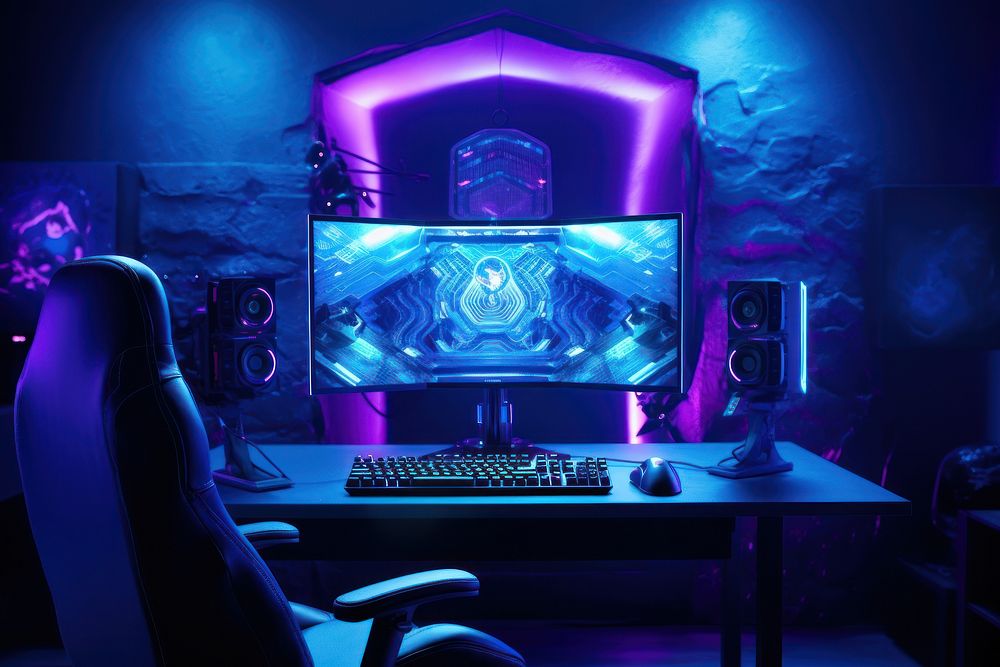 Computer Gamer computer monitor screen | Premium Photo - rawpixel