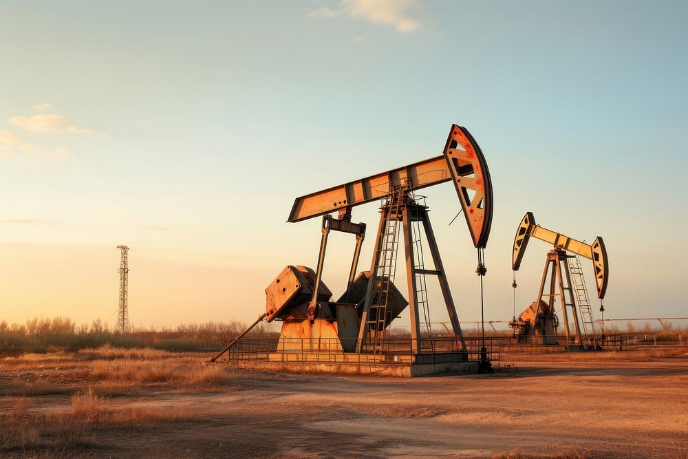 Oil pump industry outdoors day. | Premium Photo - rawpixel