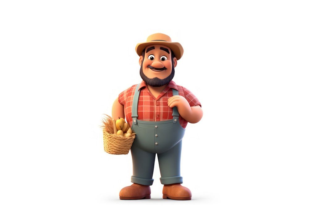 Farmer do farming white background | Free Photo Illustration - rawpixel