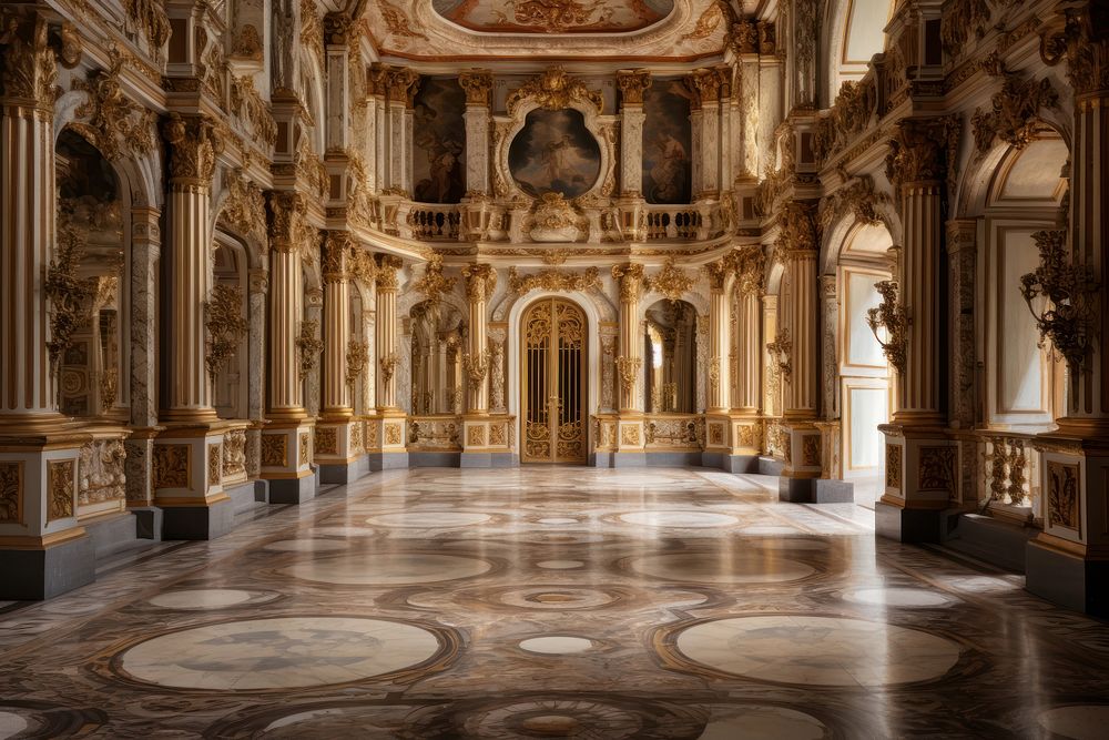 Palace interior architecture building ballroom. | Premium Photo - rawpixel