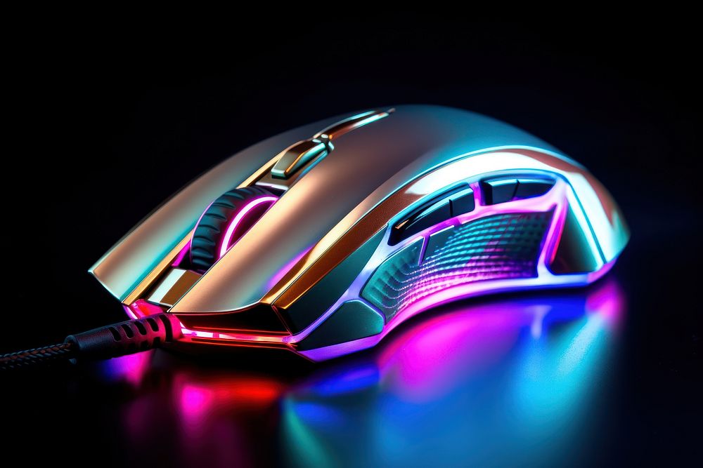 Gaming mouse light electronics technology. | Premium Photo - rawpixel